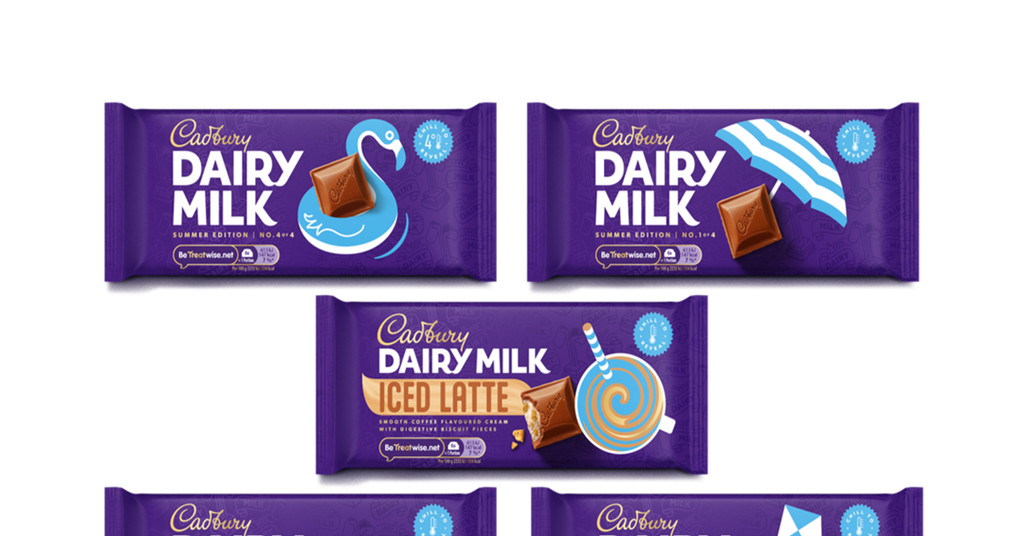 Limited-edition Cadbury packs change colour and reveal designs in the ...