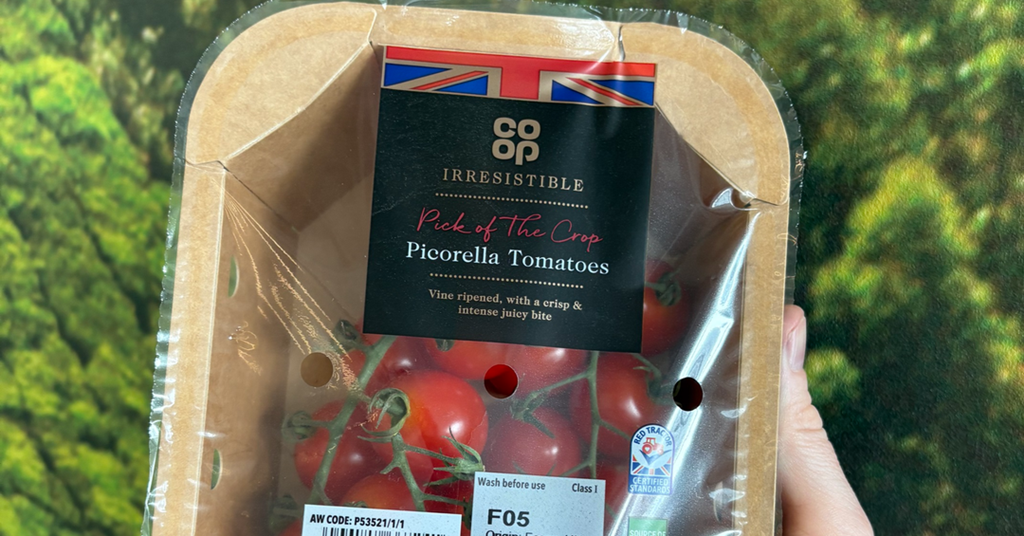 Co-op embraces bag-in-box snacks, board tomato punnets, and fibre-based ...