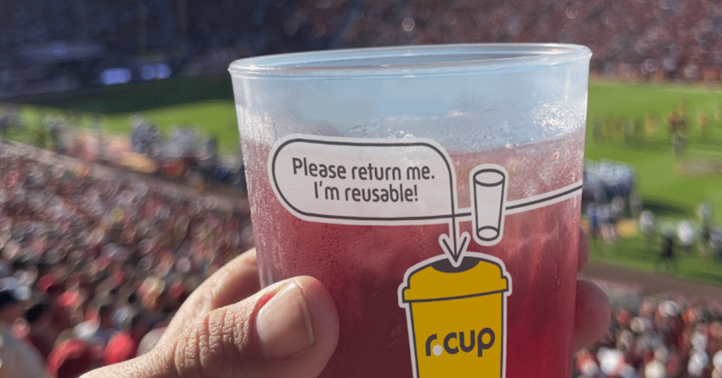 Reusable cups at large venues claim to avoid 20 million single-use ...