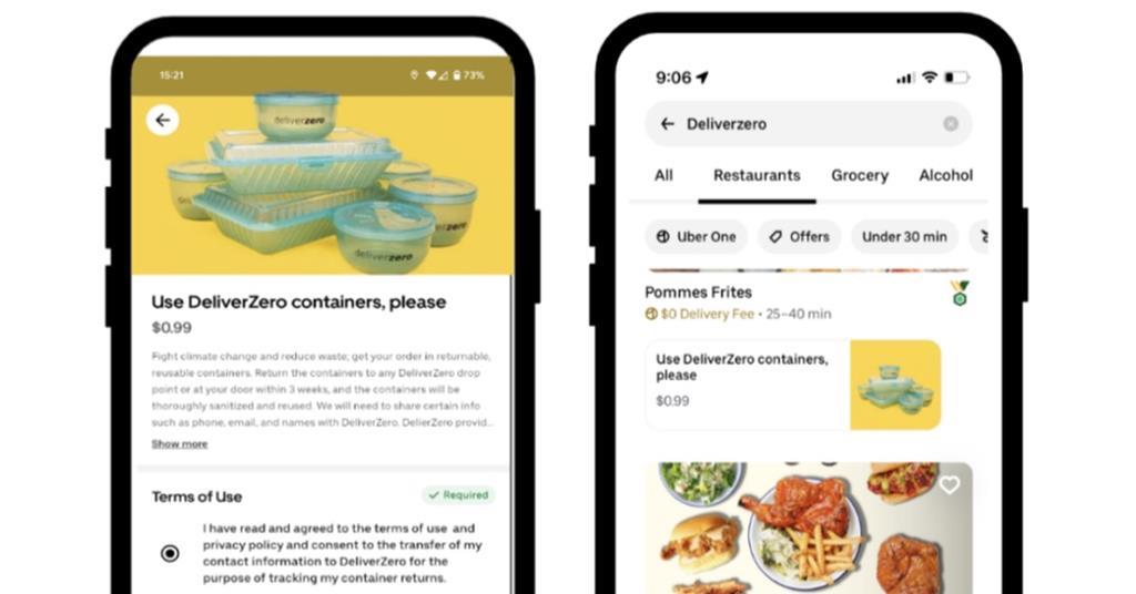 Uber Eats drives American expansion of reusable, returnable packaging ...