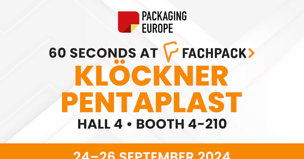 60 Seconds at FachPack with Klöckner Pentaplast | Article | Packaging ...
