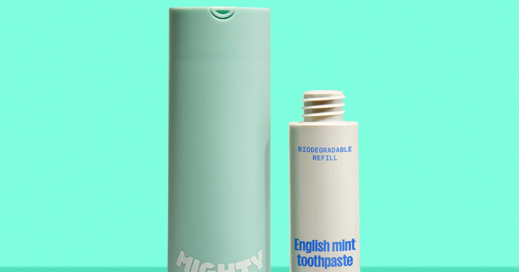 New refillable toothpaste dispenser and biodegradable refills launched ...