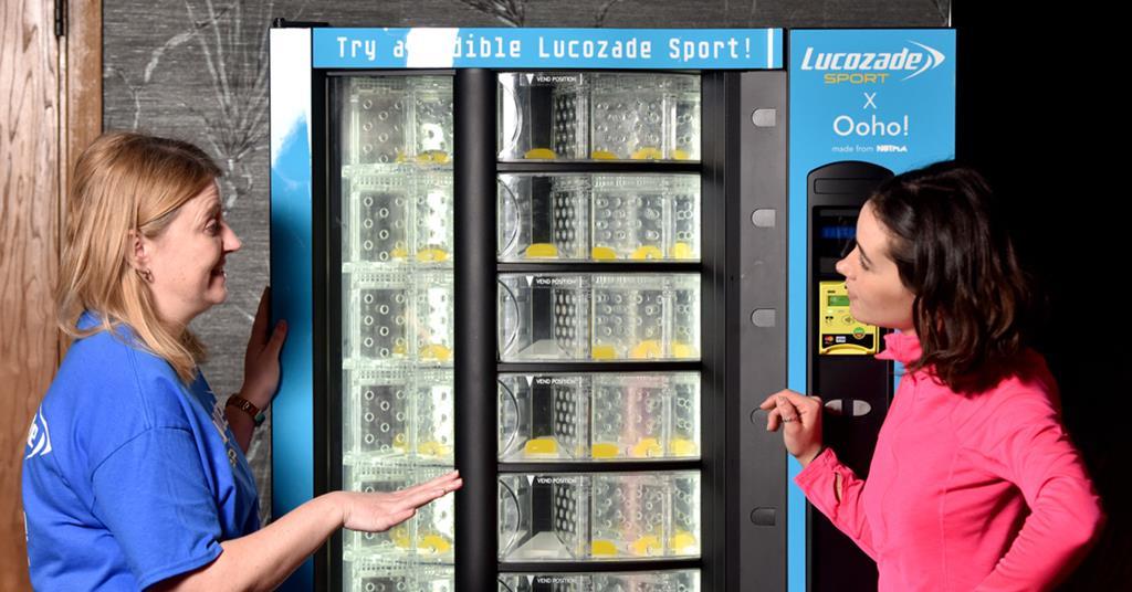 Lucozade Ribena Suntory trials vending machine format for seaweed-based ...