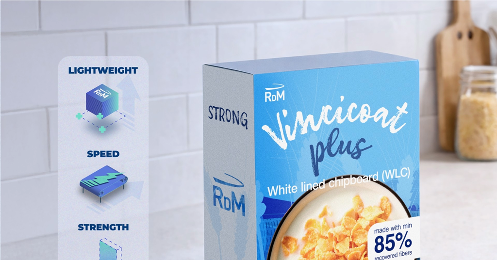 RDM’s new recycled cartonboard delivers up to 20% packaging weight ...
