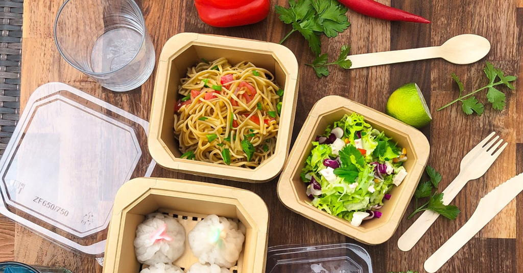 H-Pack introduces octagonal kraft container with PET lid for premium ...