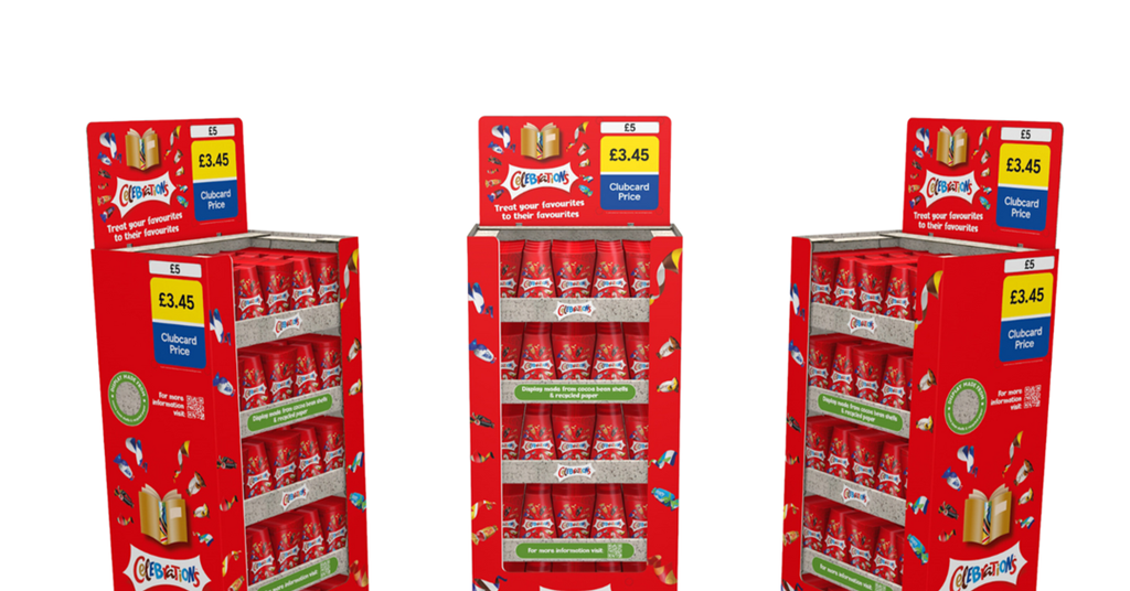 Mars Wrigley and Tesco launch displays made from cocoa beans and ...