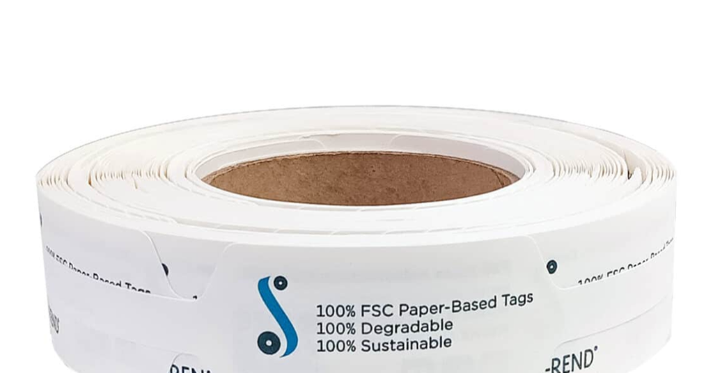 Plastic-free paper tags boost recyclability and biodegradability in ...
