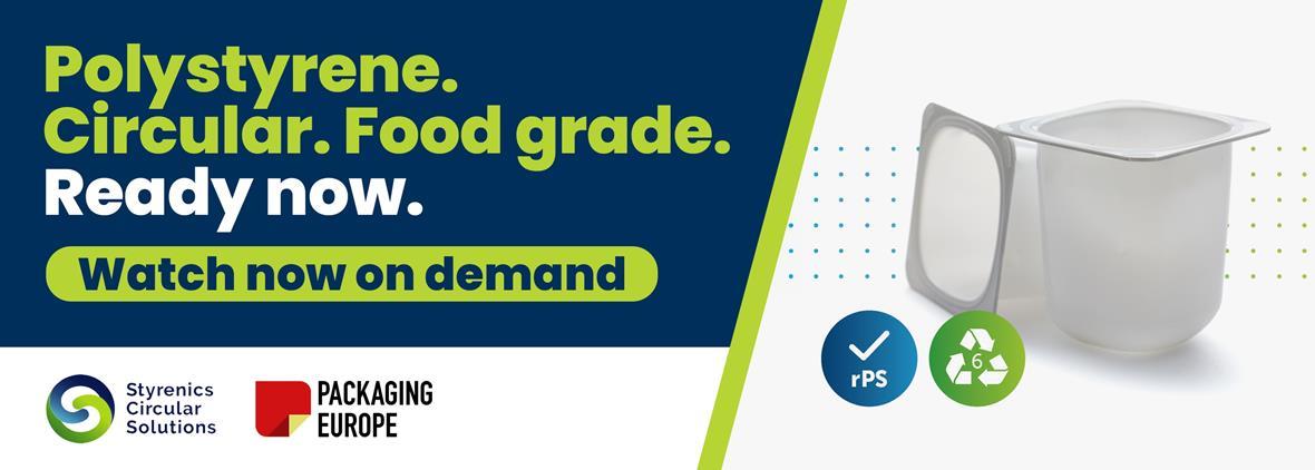 Polystyrene. Circular. Food grade. Ready now. | Article | Packaging Europe