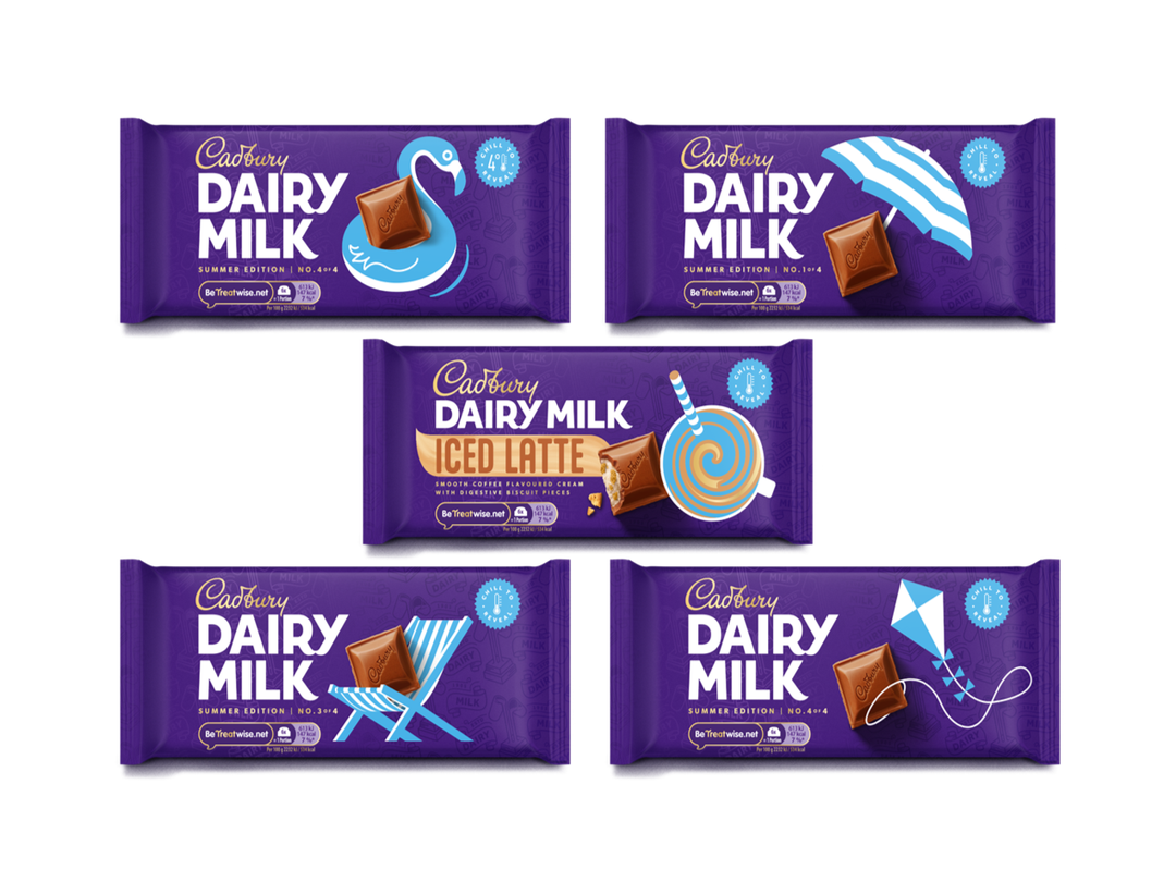 Limited-edition Cadbury packs change colour and reveal designs in the ...