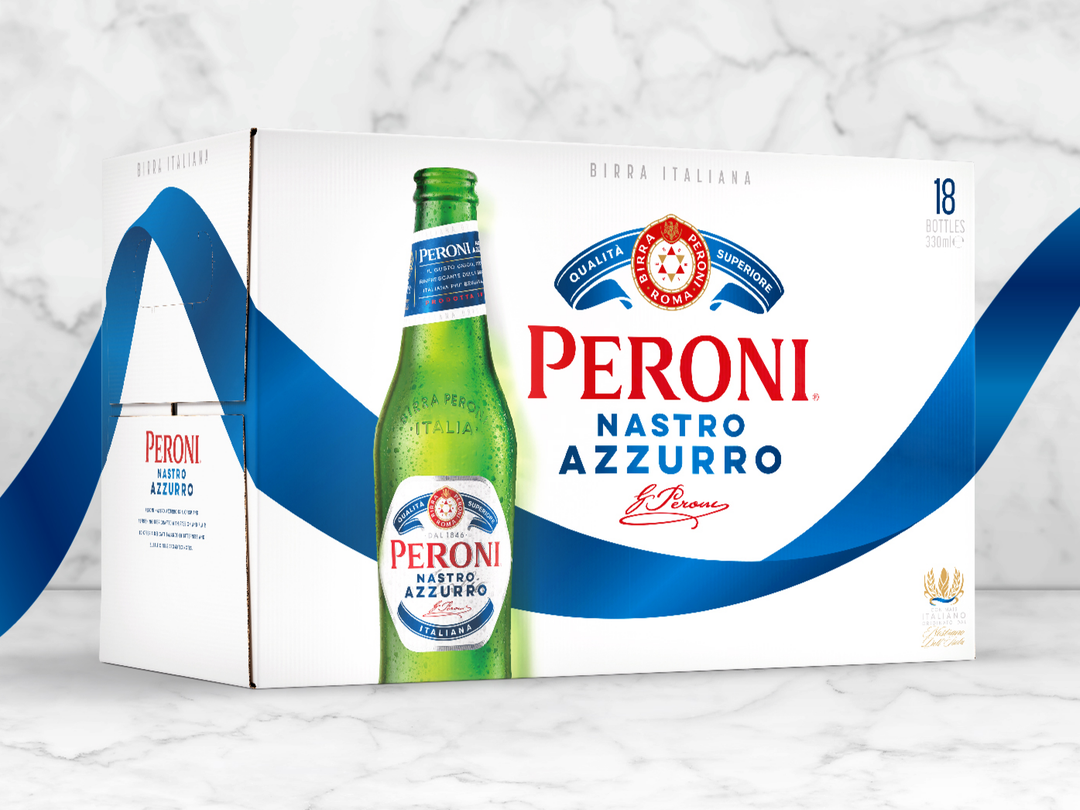 Peroni Nastro Azzurro seeks improved shelf impact with redesign ...