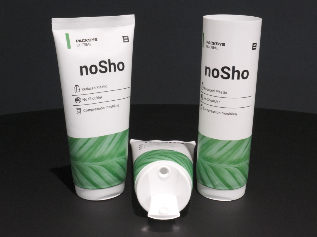 Packsys presents noSho – the cap-free, plastic-saving shoulderless tube ...