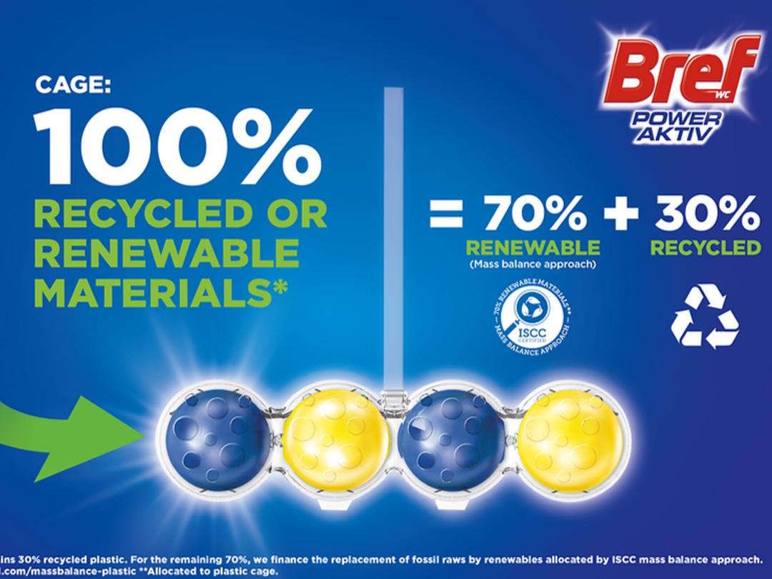 Henkel utilizes renewable raw materials for Bref toilet rim blocks ...
