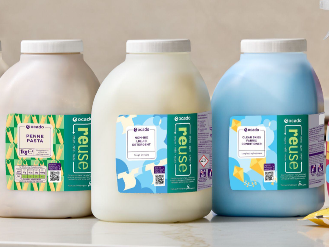 Ocado shoppers walked through reuse with Polytag QR codes on packaging ...