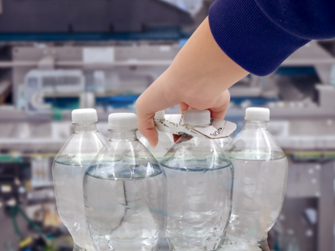 KHS introduces kraft paper handle for multipack bottle carrier ...