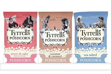 SAICA Pack Rebrands Tyrrells Poshcorn Packaging | Article | Packaging ...