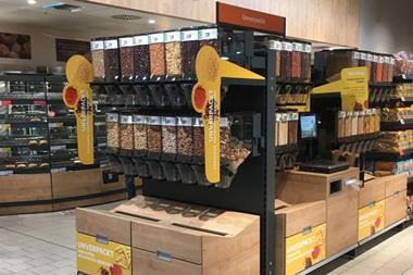 German supermarket chain trials packaging free sections | Article ...
