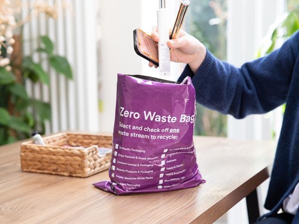 Zero Waste Bag for collection of ‘hard to recycle’ packaging materials ...