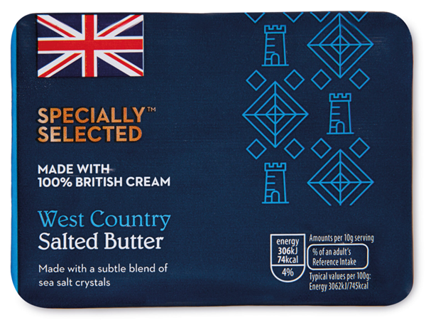 Aldi's plastic reduction initiative: butter now wrapped in home ...