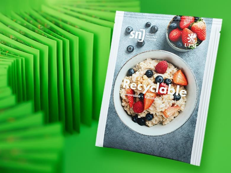 Paper-based heat-sealed pouches produced in UPM Specialty Papers and SN Maschinenbau ...