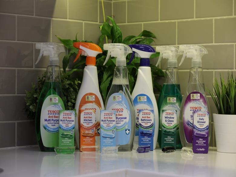 Tesco to offer refillable cleaning sprays in bid to reduce plastic ...