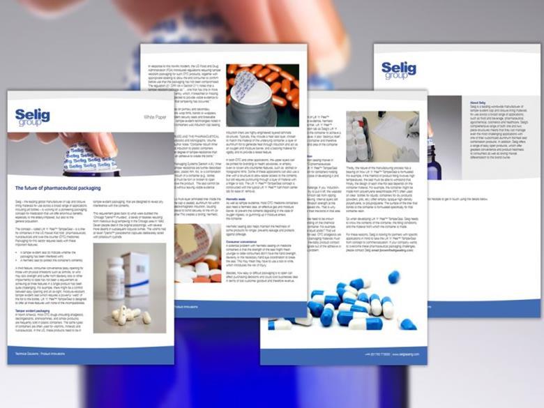 Selig Reveals Pioneering Pharmaceutical Sealing Solution | Article ...