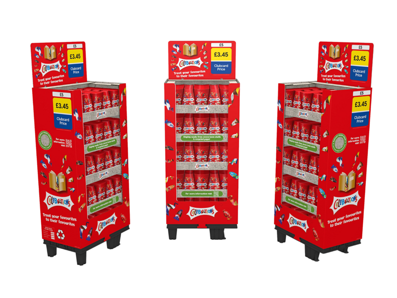 Mars Wrigley and Tesco launch displays made from cocoa beans and ...