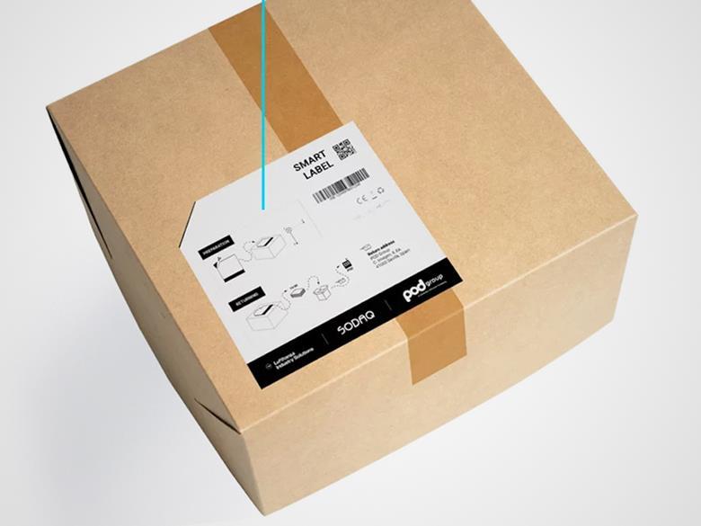 Re-usable, ultra-thin smart label allows tracking of lightweight items ...