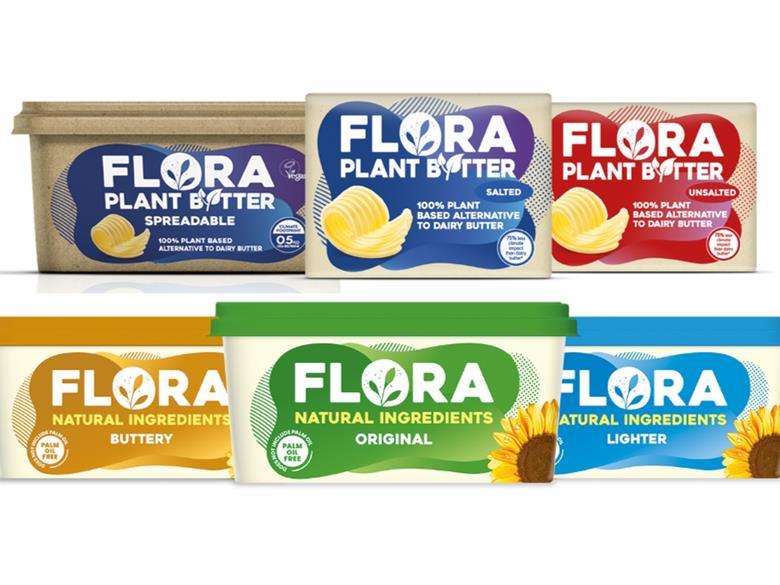Flora unifies packaging design for plant-based spread range | Packaging ...