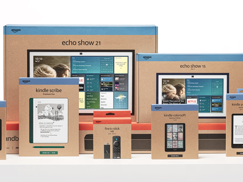 Amazon boxes devices with more recyclate, less ink, and tactile QR ...
