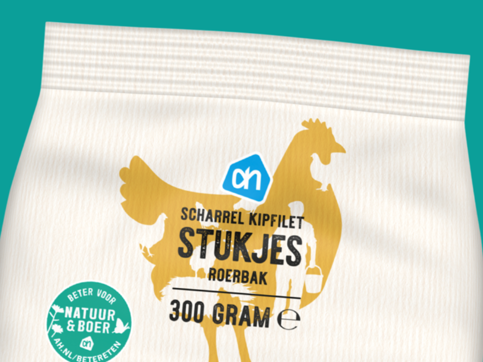 Albert Heijn’s assorted chicken product bags use 60% less plastic ...