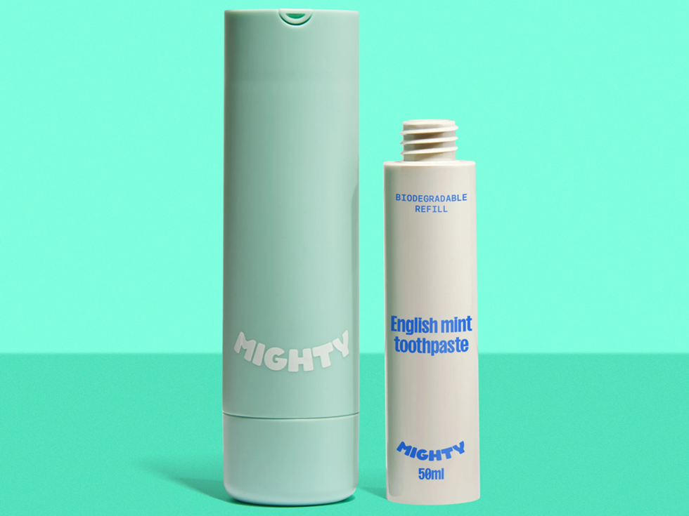 New refillable toothpaste dispenser and biodegradable refills launched ...