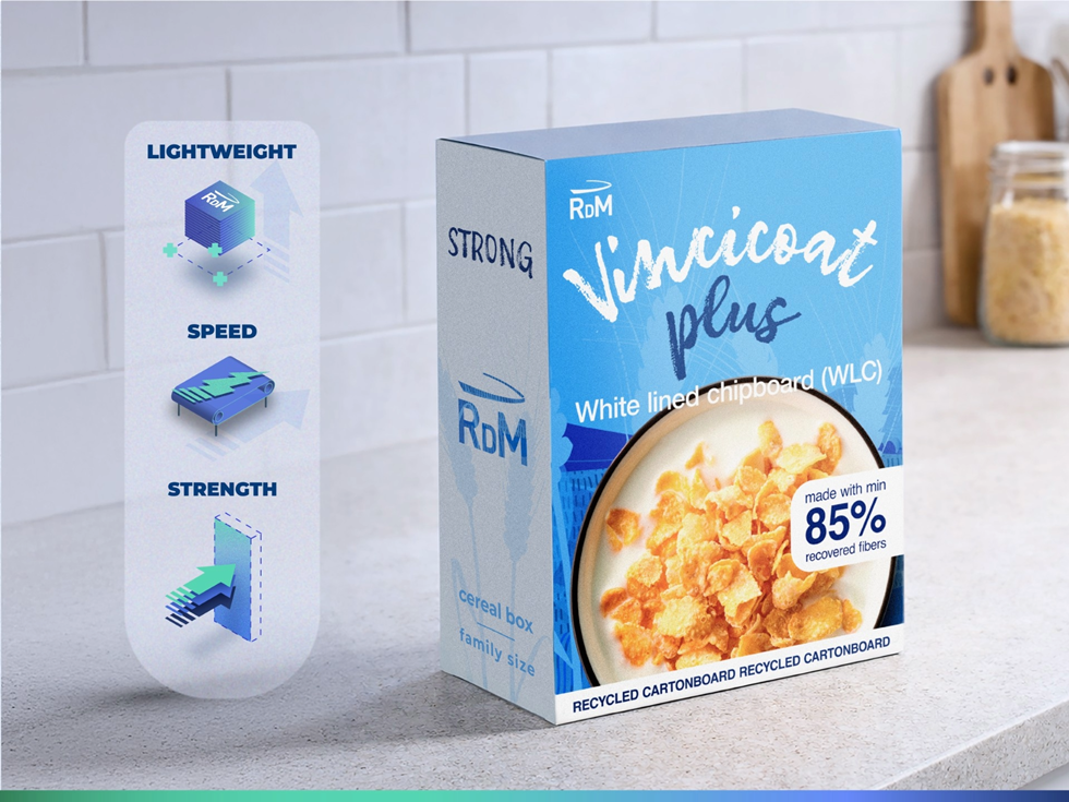 RDM’s new recycled cartonboard delivers up to 20% packaging weight ...